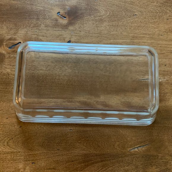 Pyrex | Kitchen | Vintage Pyrex Etched Scallop Glass Loaf Pan 22 593b ...